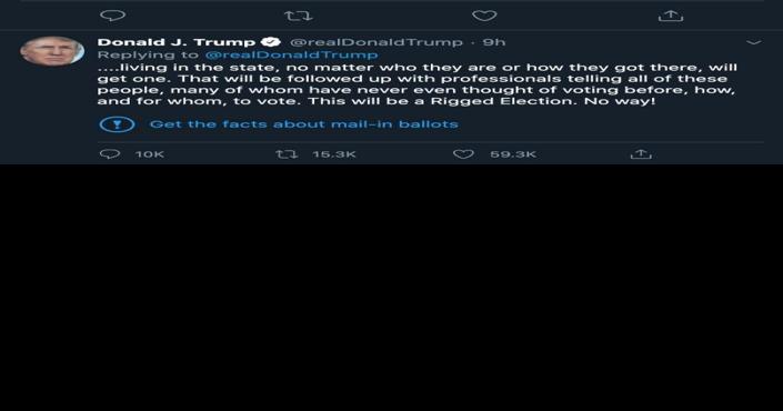 For first time, Twitter adds fact-check warnings to Trump tweets ...