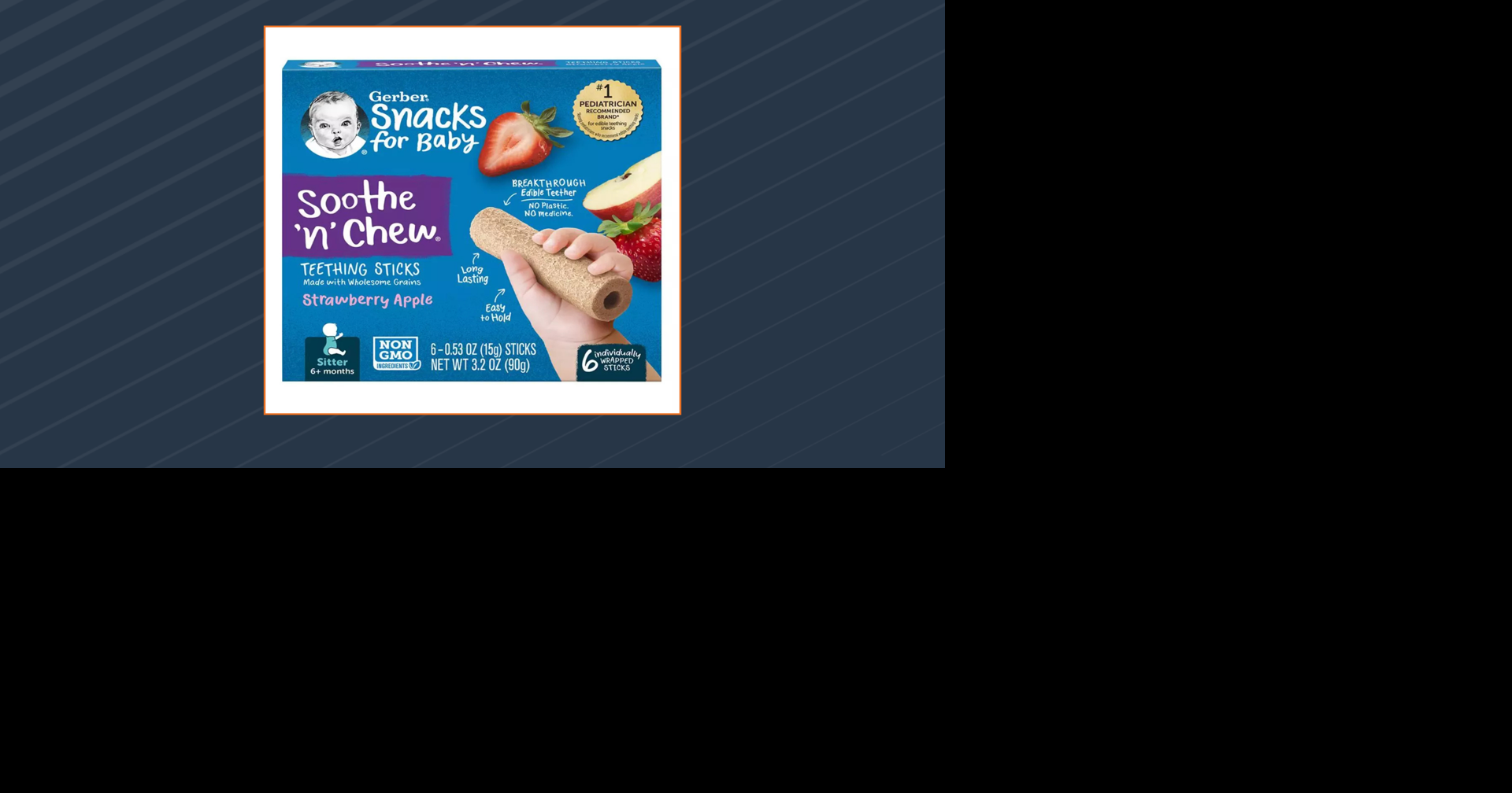 Gerber recalls teething sticks for choking hazard | Health | news8000.com