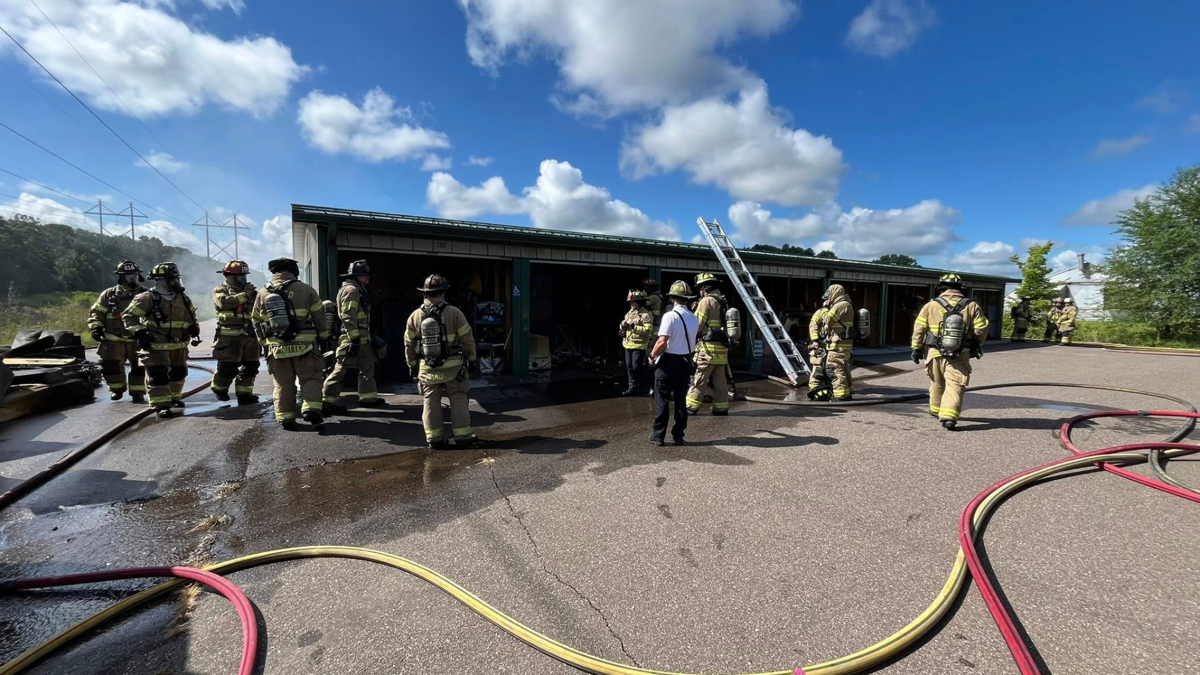 Eau Claire fire crews respond to storage unit fire | Eau Claire ...