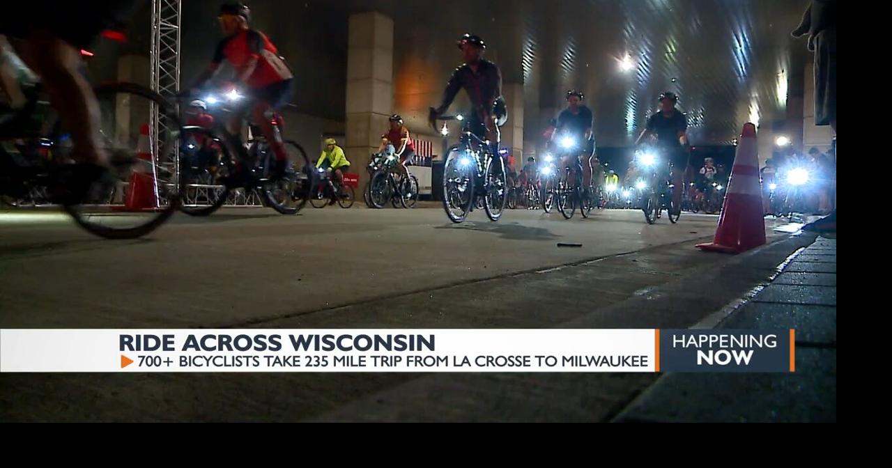 700 Bicyclists take off on Ride Across Wisconsin, WBF shows off ...