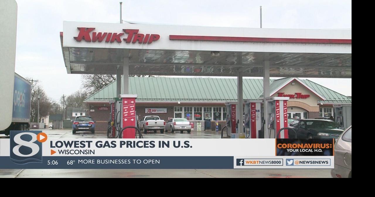 Wisconsin gas prices the lowest in the U.S. | Coronavirus | news8000.com