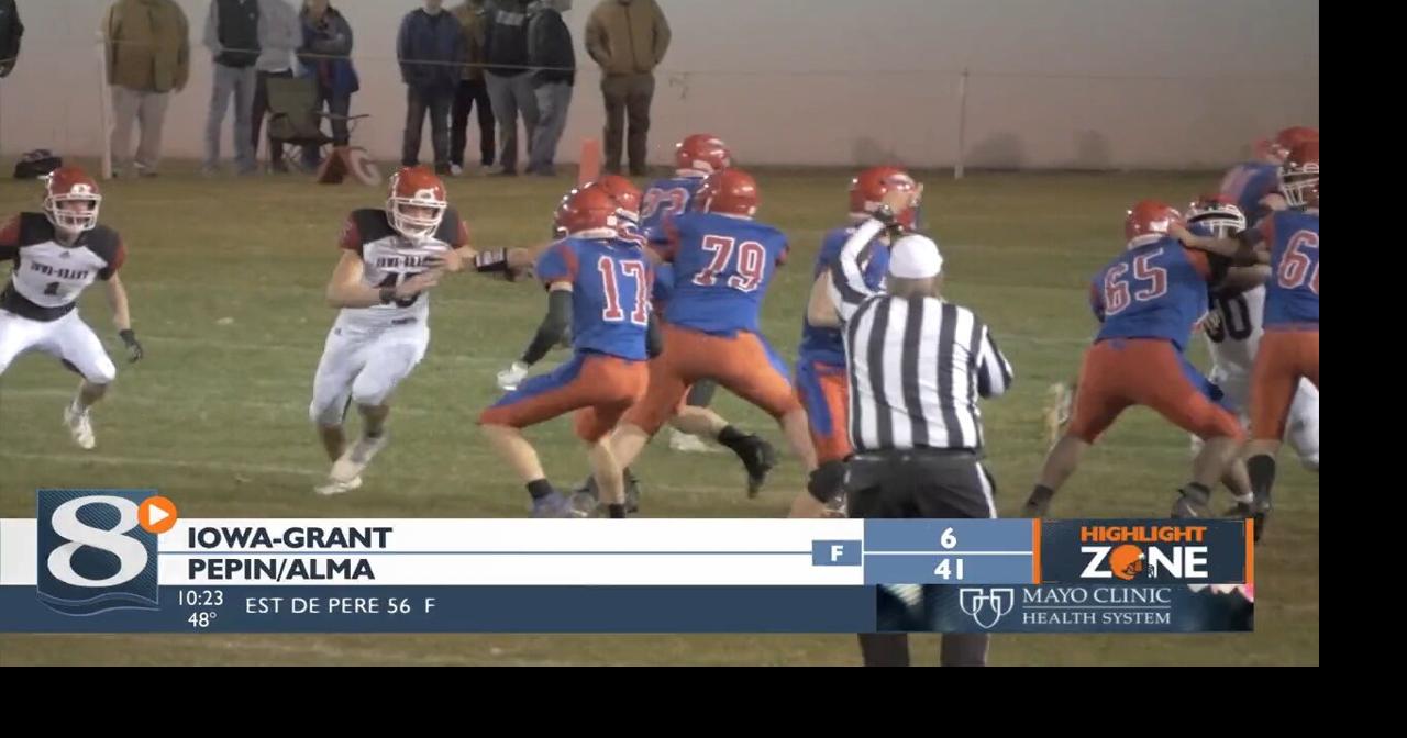 Pepin-Alma advances to the next round with 41-6 win over Iowa-Grant ...