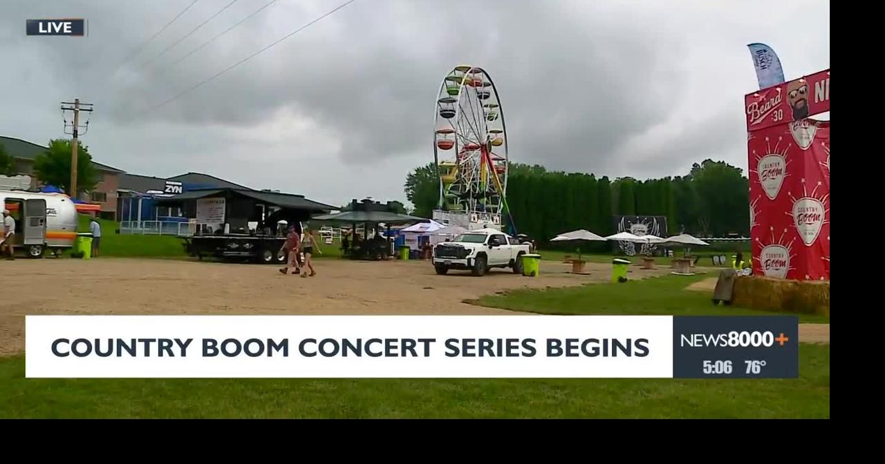 Country Boom concert series begins | News | news8000.com