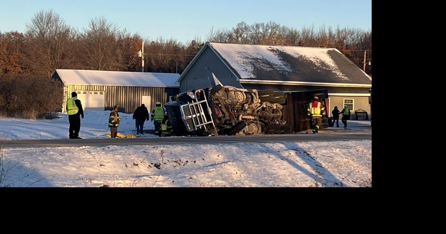 Crews respond to semi rollover on Highway 173 in Monroe County | Local ...