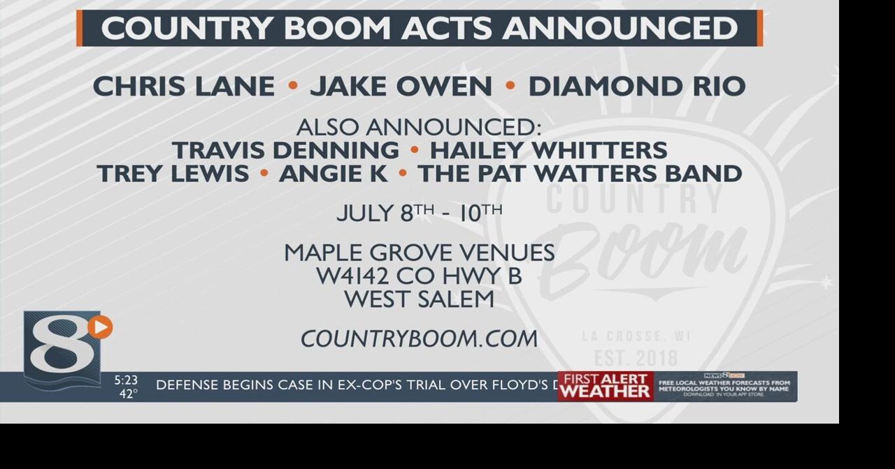 Country Boom to come back to West Salem with Chris Lane, Jake Owen and ...