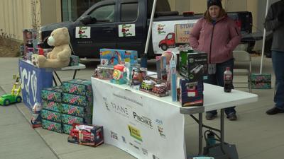 Toys for Tots collect donations outside La Crosse Center ...
