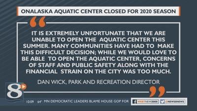 Onalaska Aquatic Center to remain closed for 2020 season | Coronavirus ...