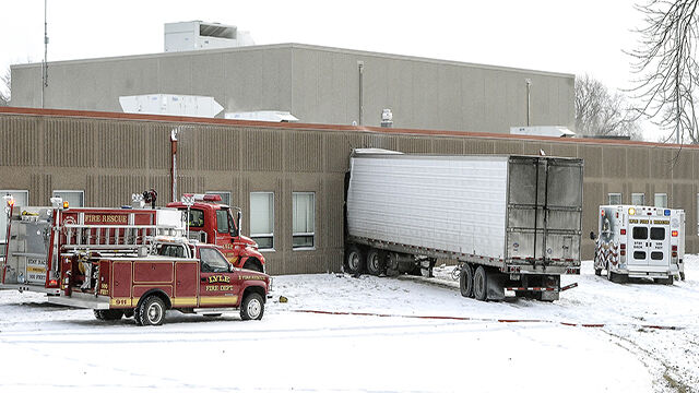 Photos of semi crashing into school in Minnesota | News | news8000.com