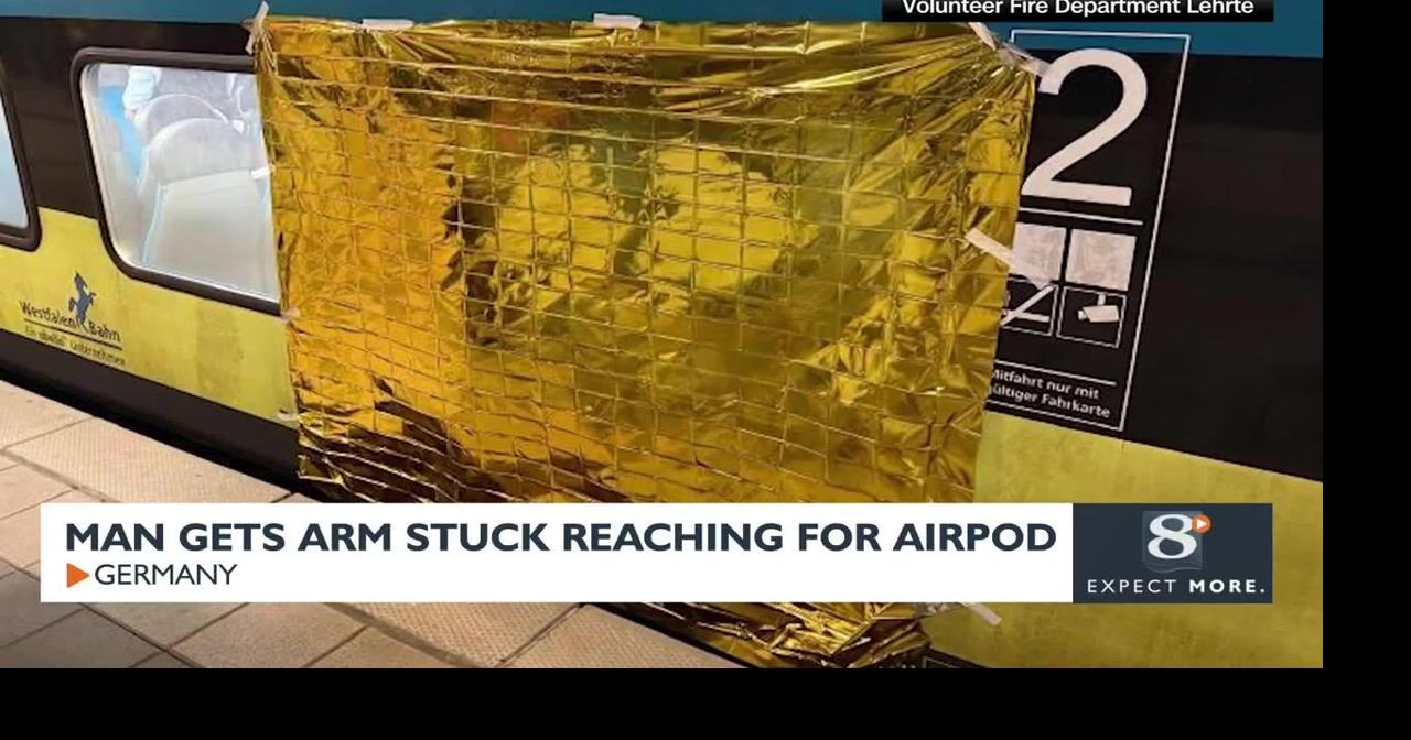 Man gets arm stuck while reaching for air pods | News | news8000.com