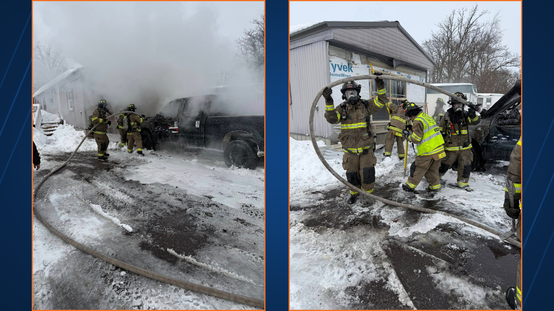 Vehicle fire damages Tomah home | Tomah | news8000.com