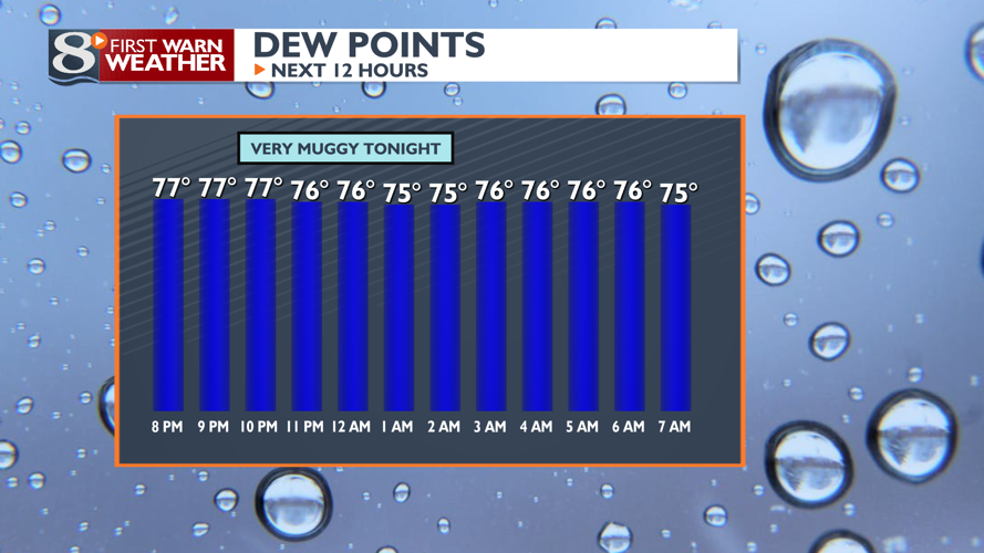 Very Mild & Muggy Tonight, Dangerous Heat on Wednesday | | news8000.com