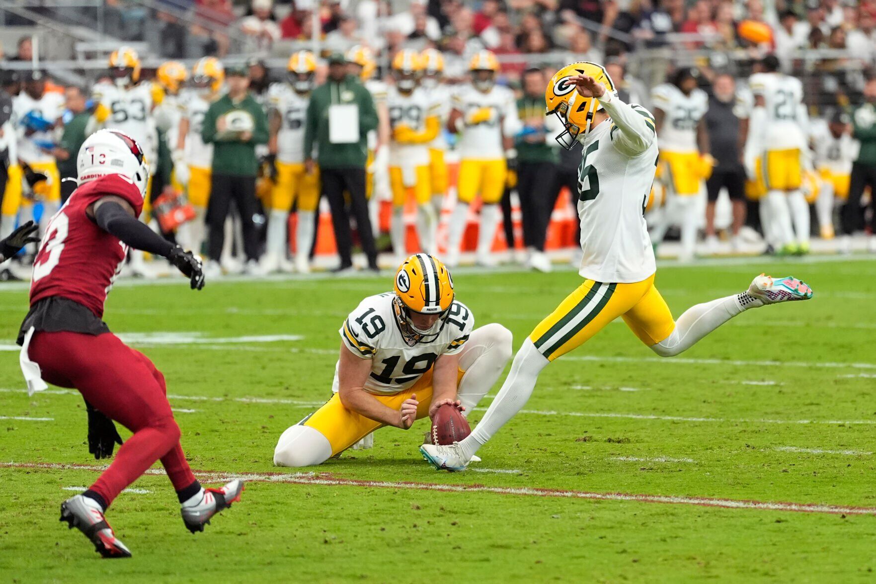 Packers release kicker Lucas Havrisik, add wide receiver — but not Jayden Reed — to active ...