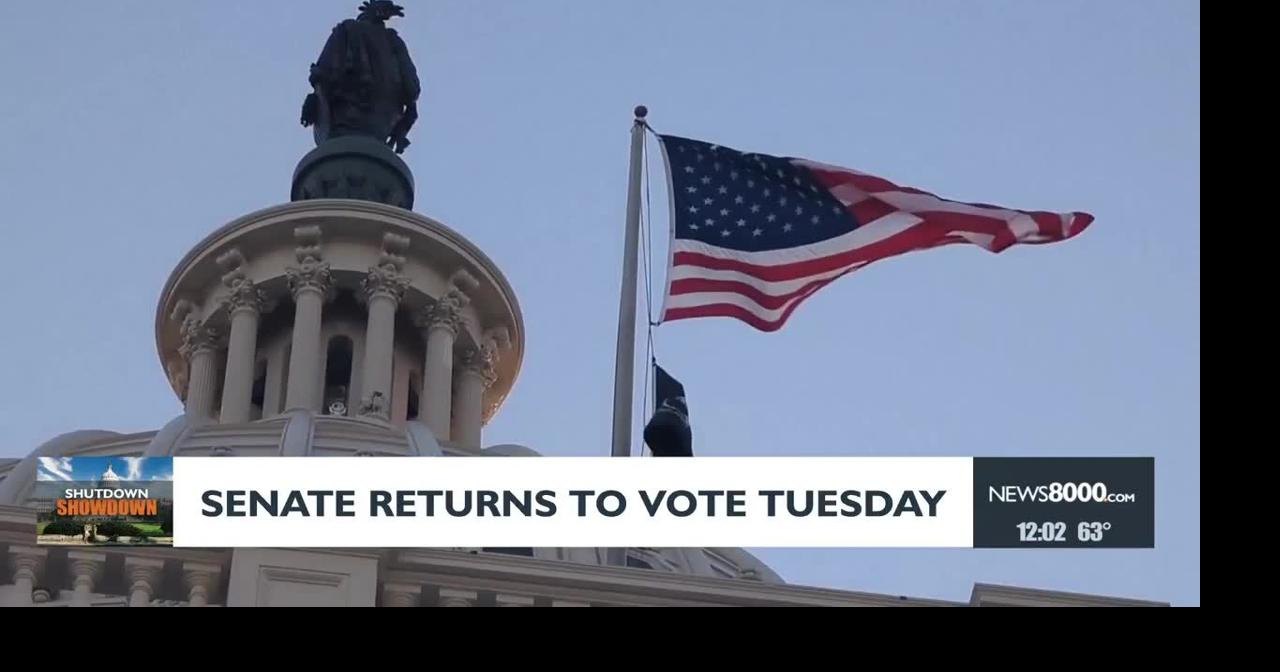 Senate returns to vote Tuesday | News | news8000.com