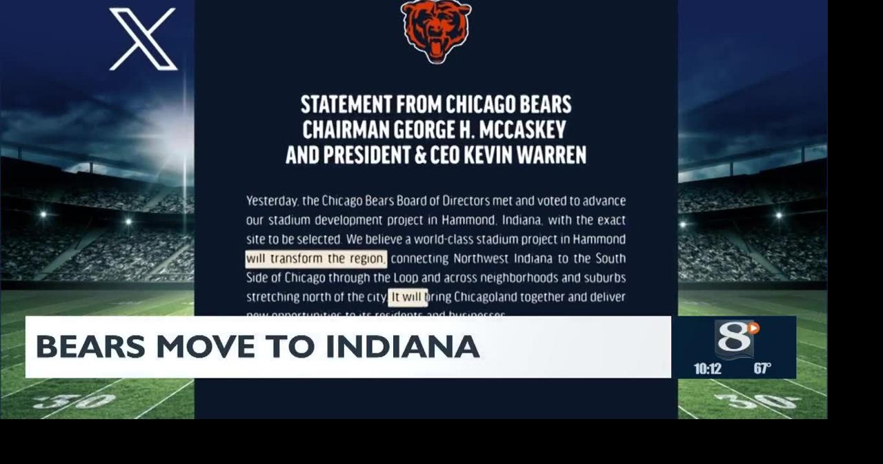 Bears Move to Indiana | News | news8000.com