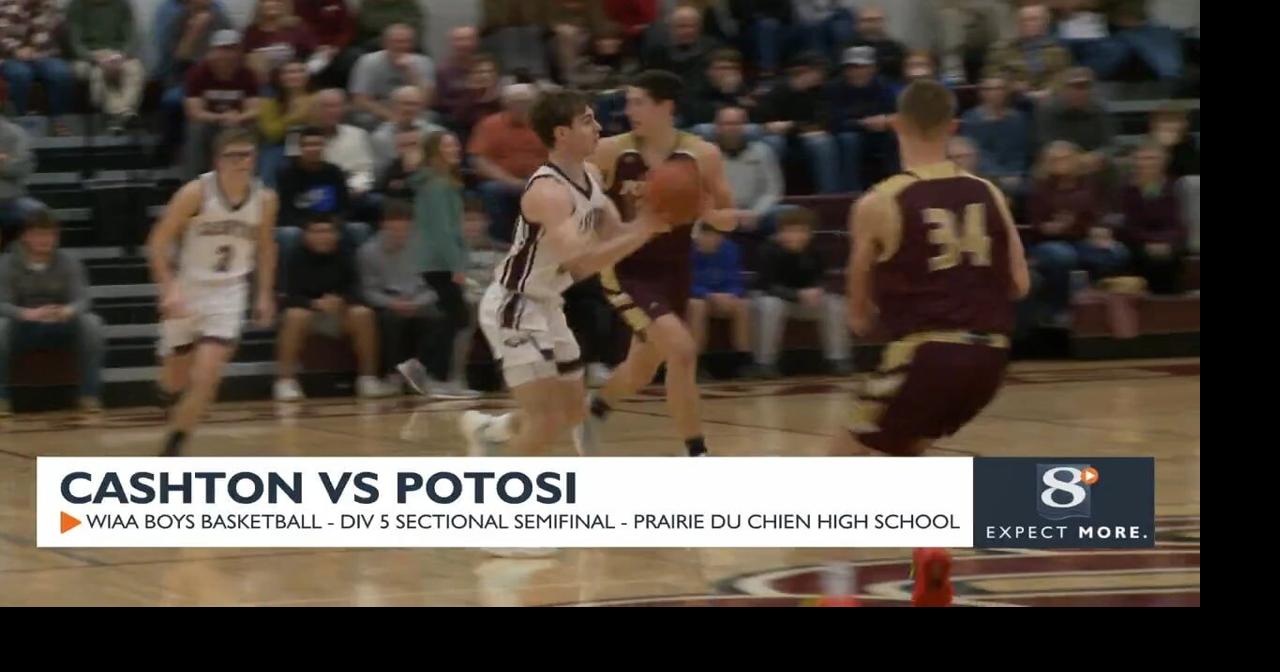Cashton boys basketball cruises to win over Potosi in sectional ...