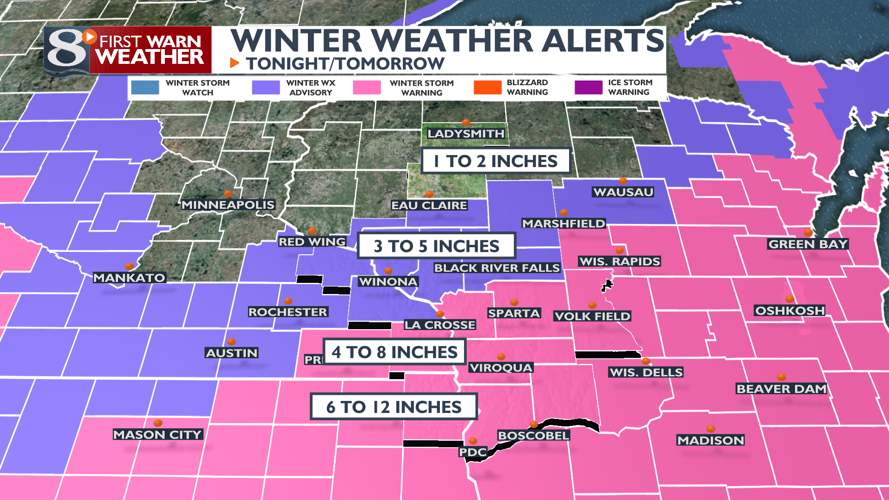 Heavy Snow & Drifting Ahead | Forecast | news8000.com