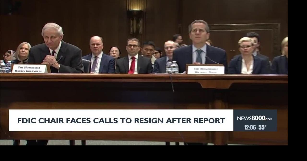 The Chair of the FDIC is facing calls to resign after a scathing report ...