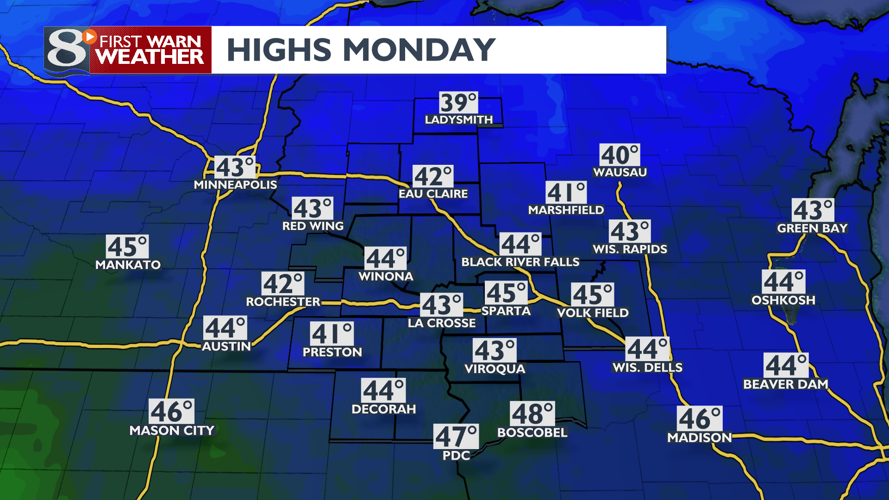 FIRST ALERT FORECAST: Clouds pick up this evening. Lows will be in the ...