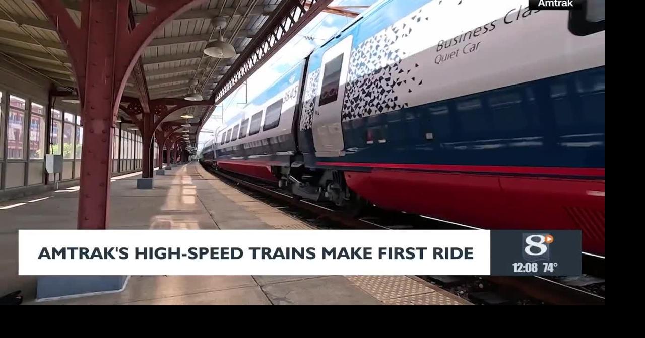 Amtrak's high-speed trains make first rides | News | news8000.com