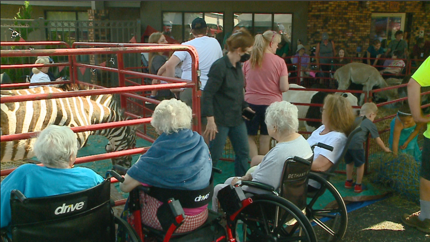 Havens Petting Farm visits the Bethany St. Joseph Care Center | Local ...