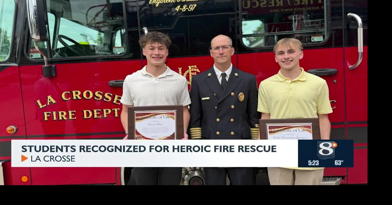 Students Recognized for Heroic Fire Rescue | News | news8000.com