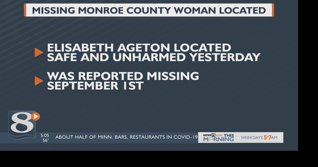 Missing woman found in Monroe County | Local News | news8000.com