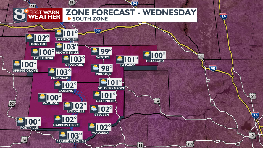 Very Mild & Muggy Tonight, Dangerous Heat on Wednesday | | news8000.com