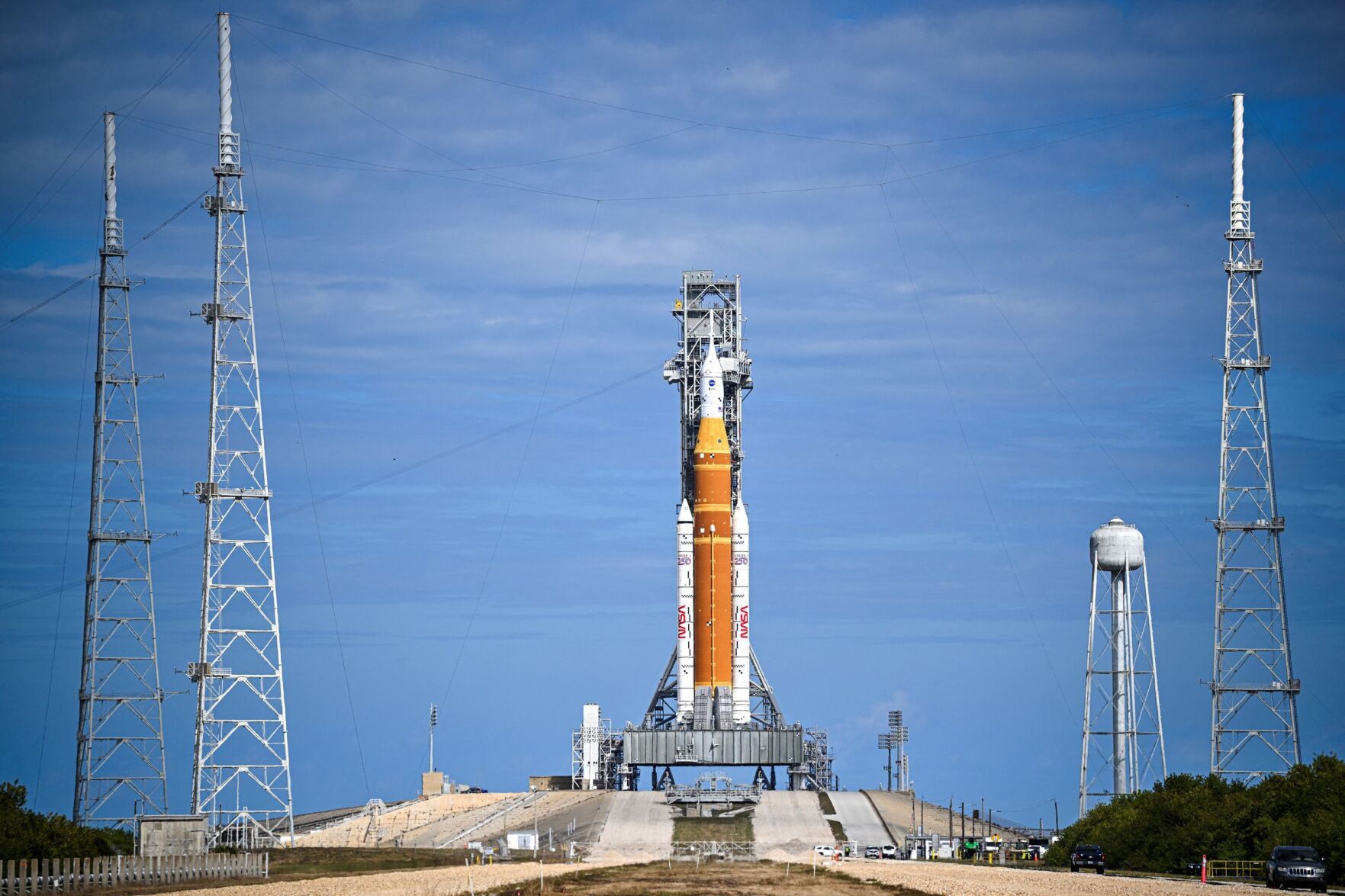 NASA begins loading rocket with propellant in crucial test ahead of ...