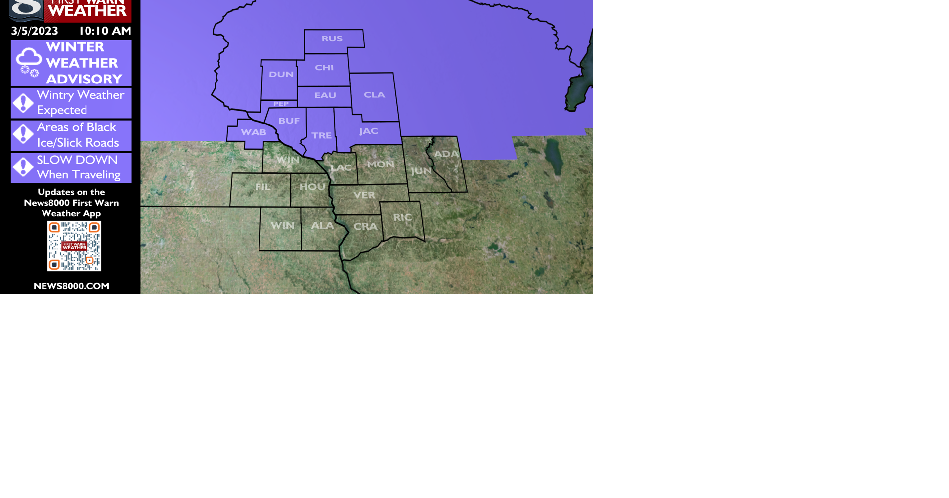 FIRST WARN FORECAST: A Winter Weather Advisory goes into effect later ...