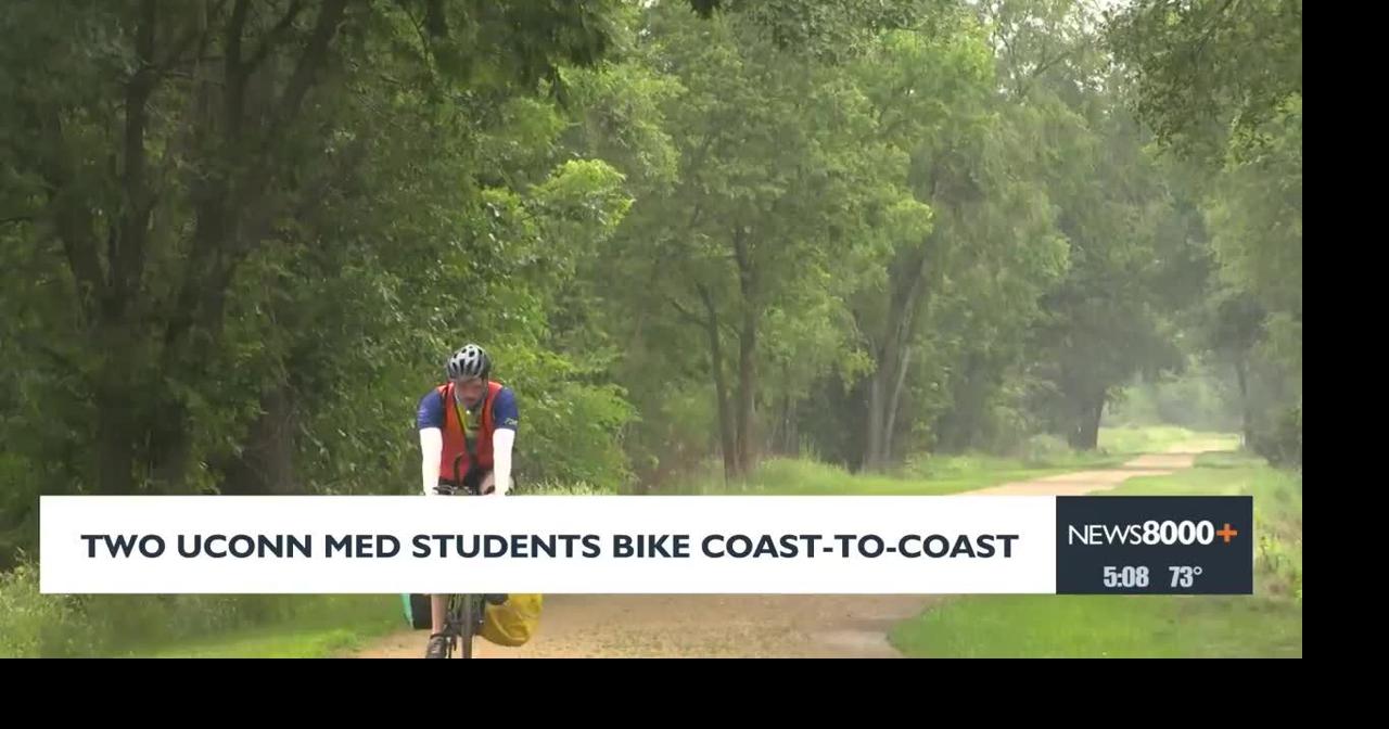 Two UConn med students bike coast-to-coast | News | news8000.com