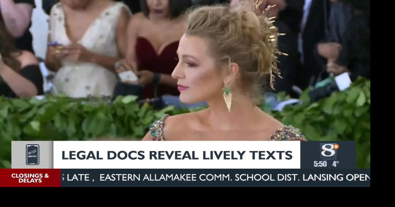 Buzz Report: Legal documents reveal Blake Lively texts | News ...