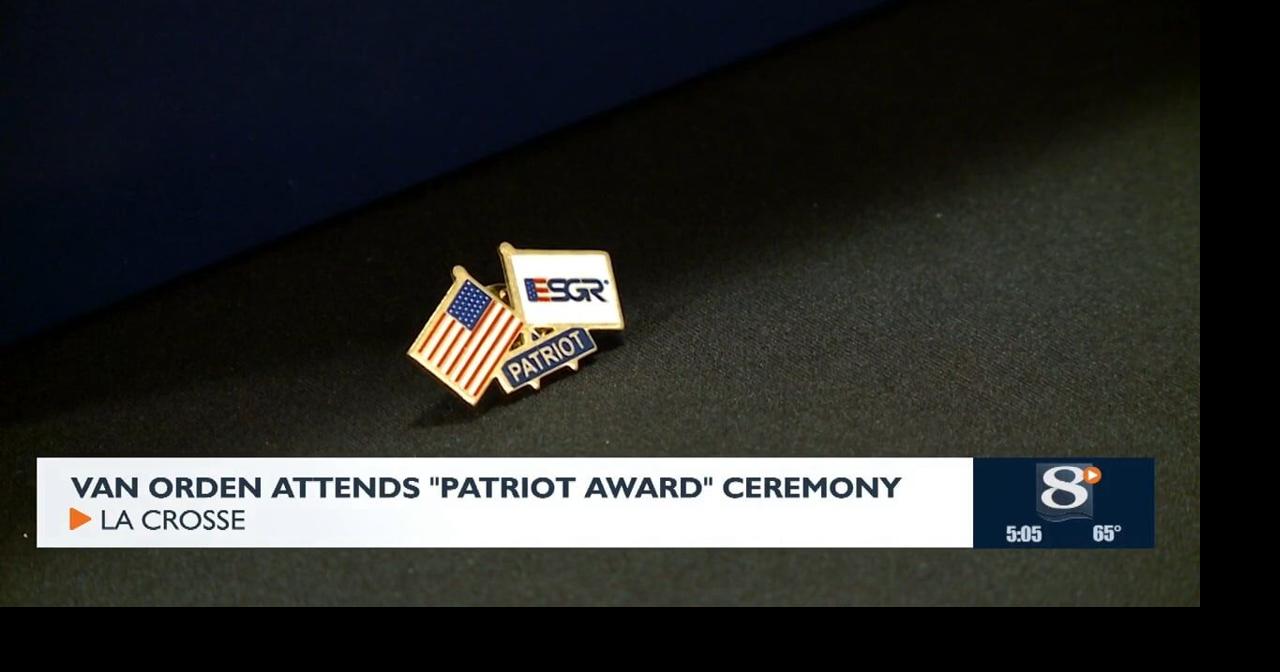 Van Orden honors employer supporting National Guard families with ...