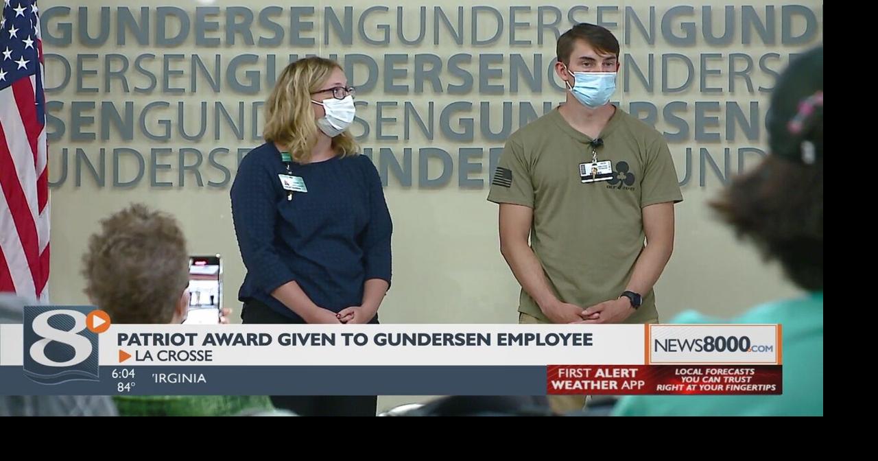 Gundersen employee receives Patriot Award | La Crosse | news8000.com