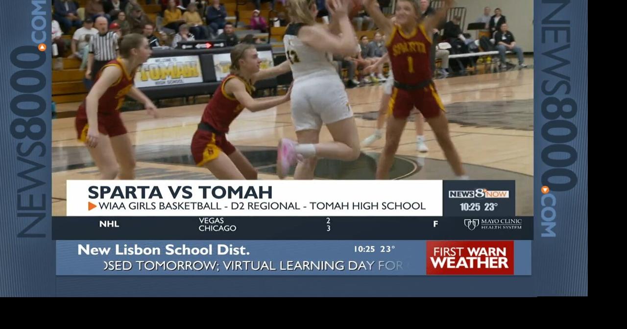 Tomah girls advance in playoffs with 44-30 win over rival Sparta ...