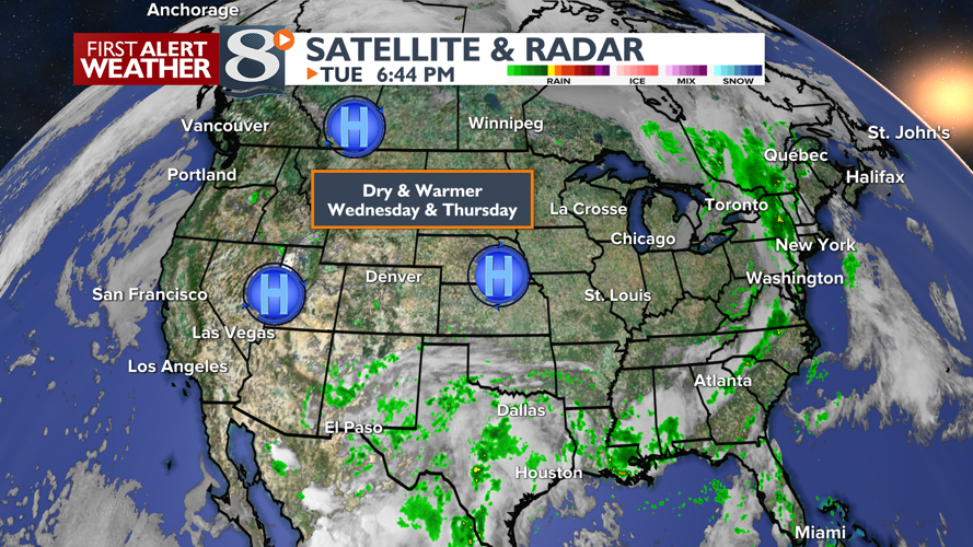 Clear & Comfy Tonight with Seasonable Temps -Bill Graul | Forecast ...