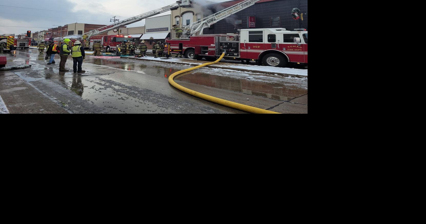 Ten people are displaced following a fire in downtown Tomah | Local ...