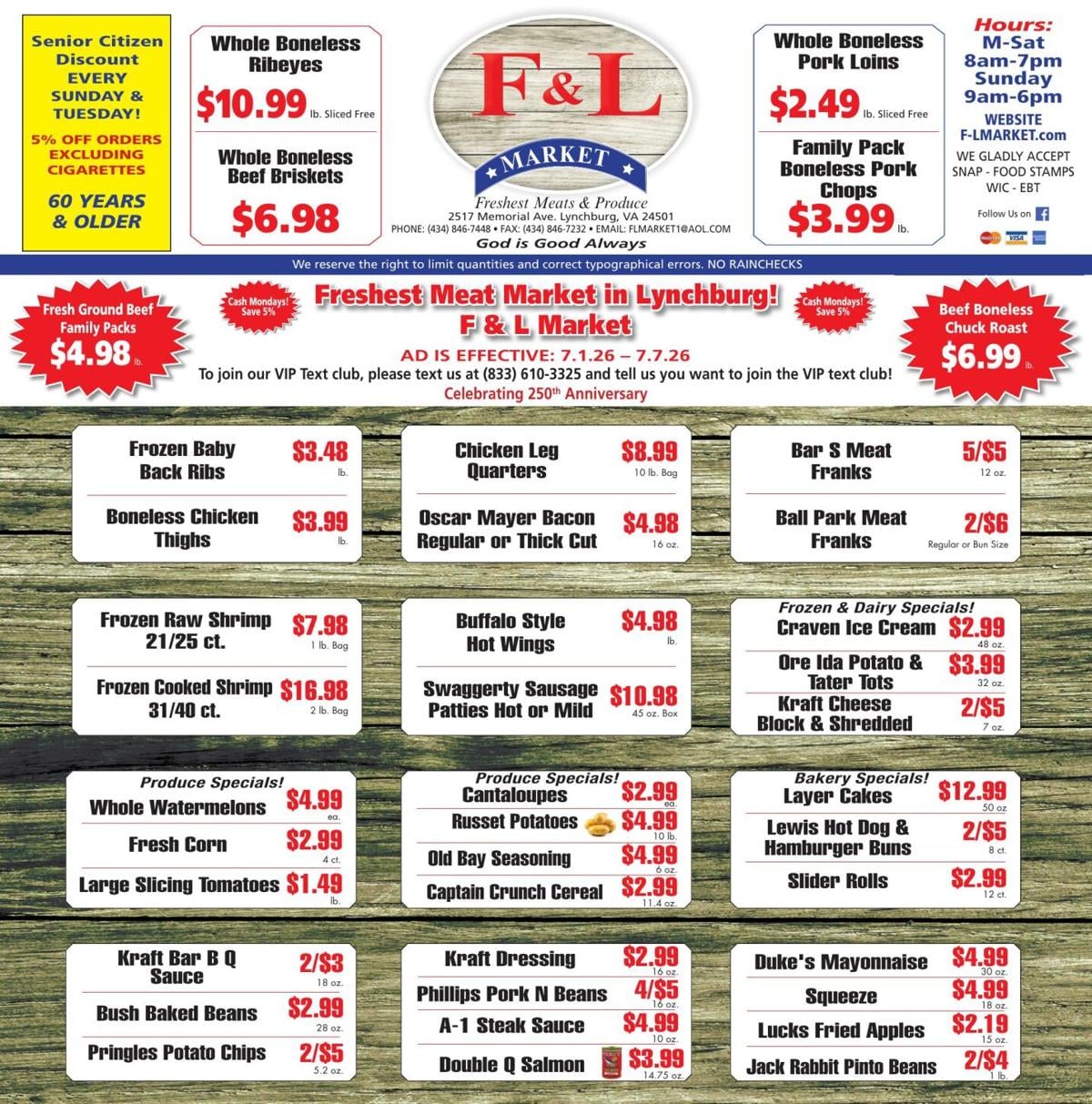 F & L MARKET