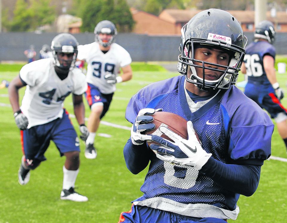 Virginia wide receivers are catching attention