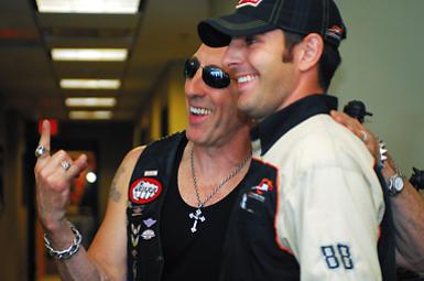 Earnhardt teams with rocker to help March of Dimes