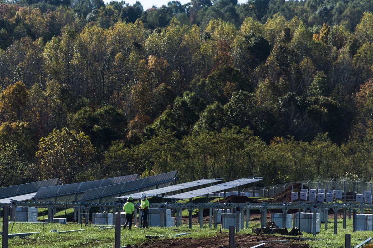 PHOTOS: Building a solar farm