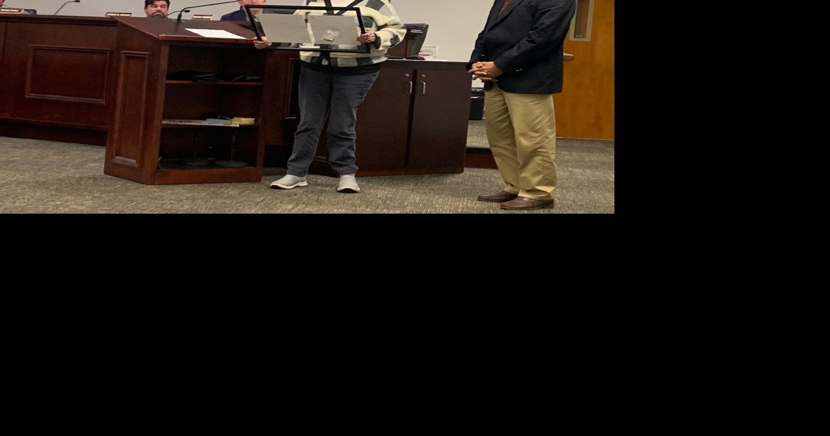 Amherst board publicly honors Dean Rodgers, former county administrator ...