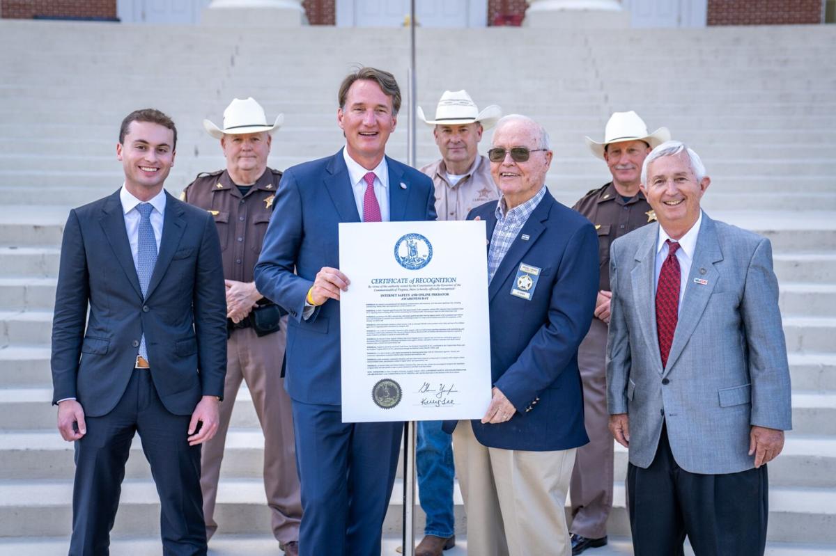Youngkin recognizes Walker for work on online child safety