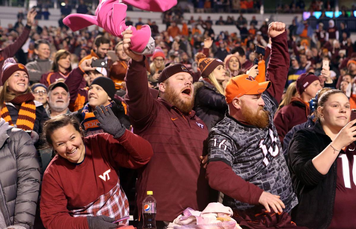 Virginia Tech fans flock to Scott Stadium for game at Virginia | Hokies ...