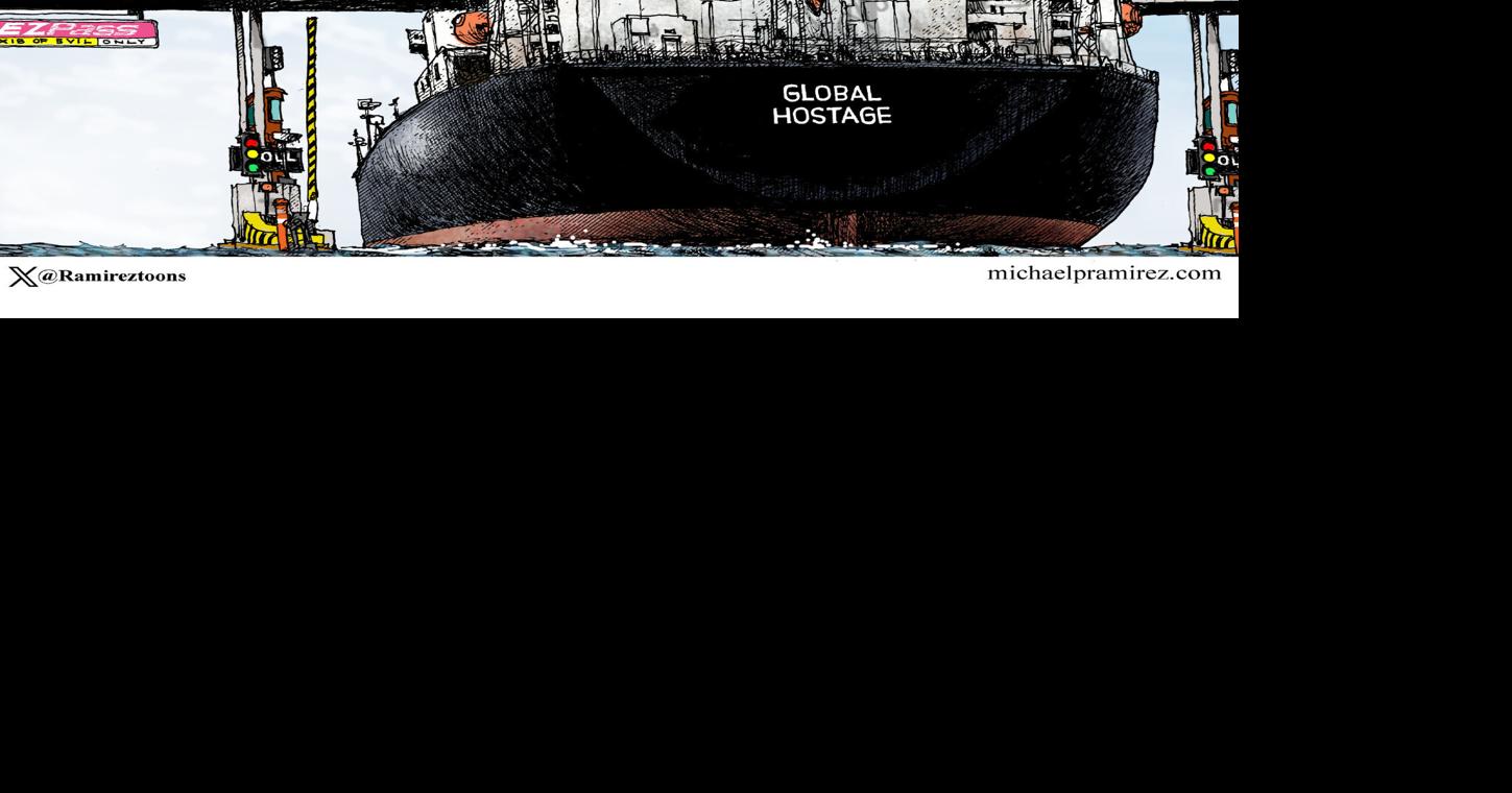 11 political cartoons shut down the Strait of Hormuz