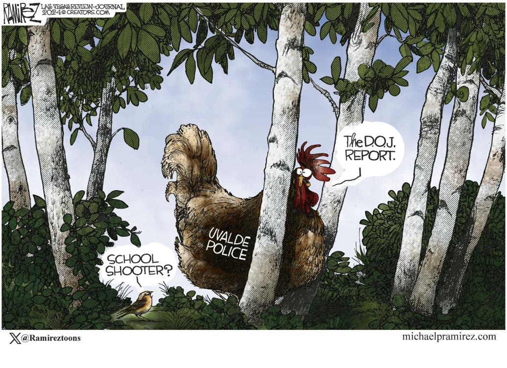 Editorial cartoon for Jan. 21, 2024