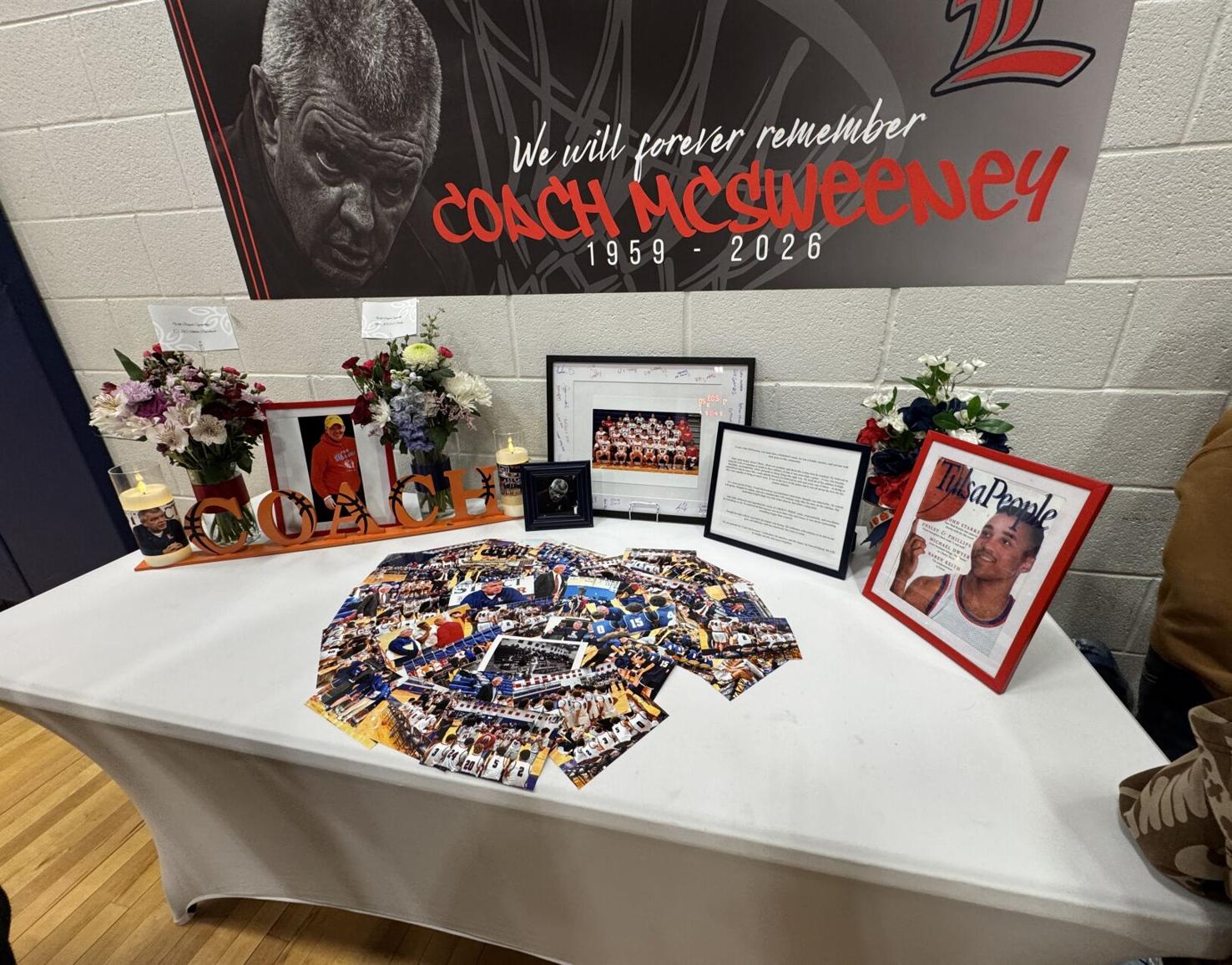 Liberty High remembers McSweeney in first game since death