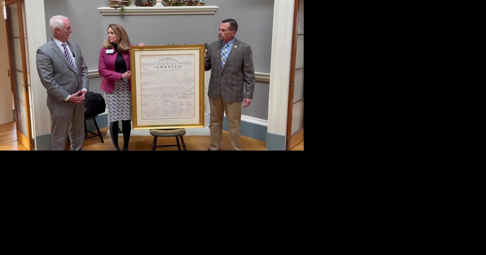 WATCH: Poplar Forest receives 1818 engraving