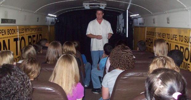 Choice bus teaches importance of staying in school
