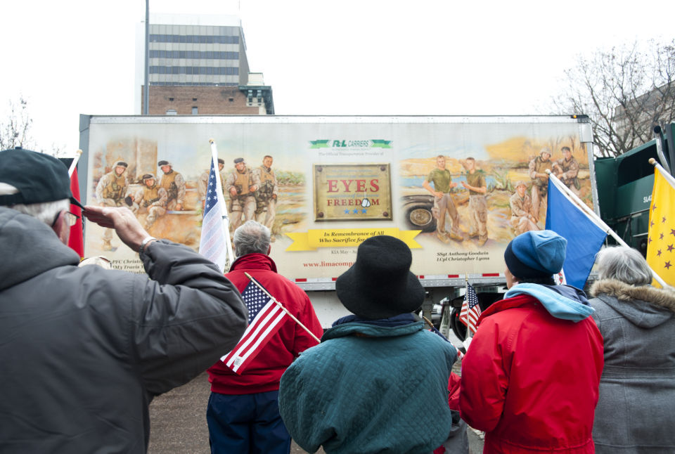Eyes of Freedom memorial arrives in Lynchburg | Local News ...