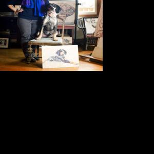 Woman's best friend: Lynchburg artist Emily Flint launches pet portrait ...